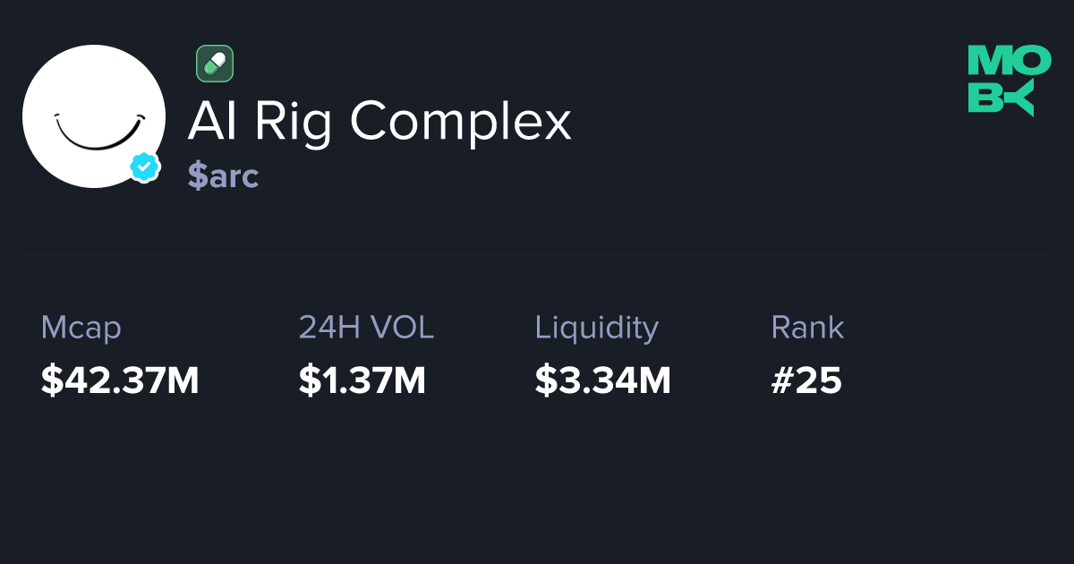 AI Rig Complex (ARC) at MobyScreener — Real-Time Token Radar & One-Tap ...
