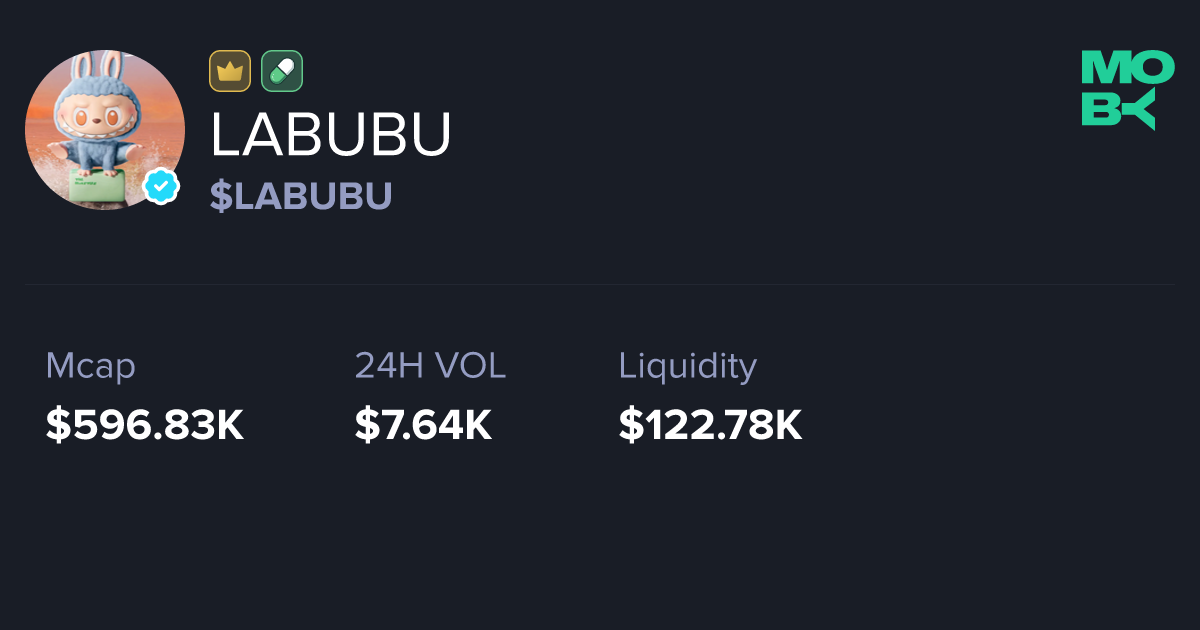 LABUBU (LABUBU) at MobyScreener — Real-Time Token Radar & One-Tap Trading